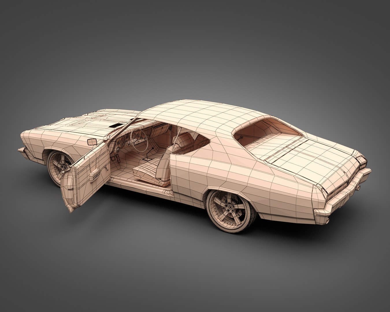 3D Model 1969 Chevrolet Chevelle SS - TurboSquid 1745797