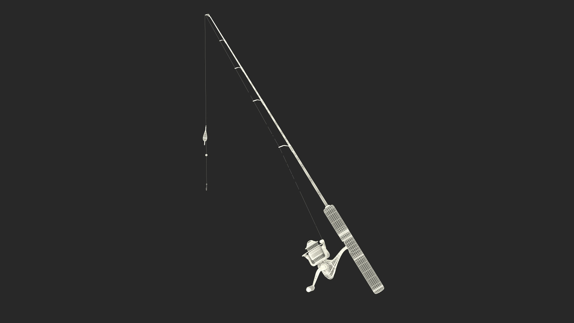 Fishing Rod And Hook Model - TurboSquid 2131578