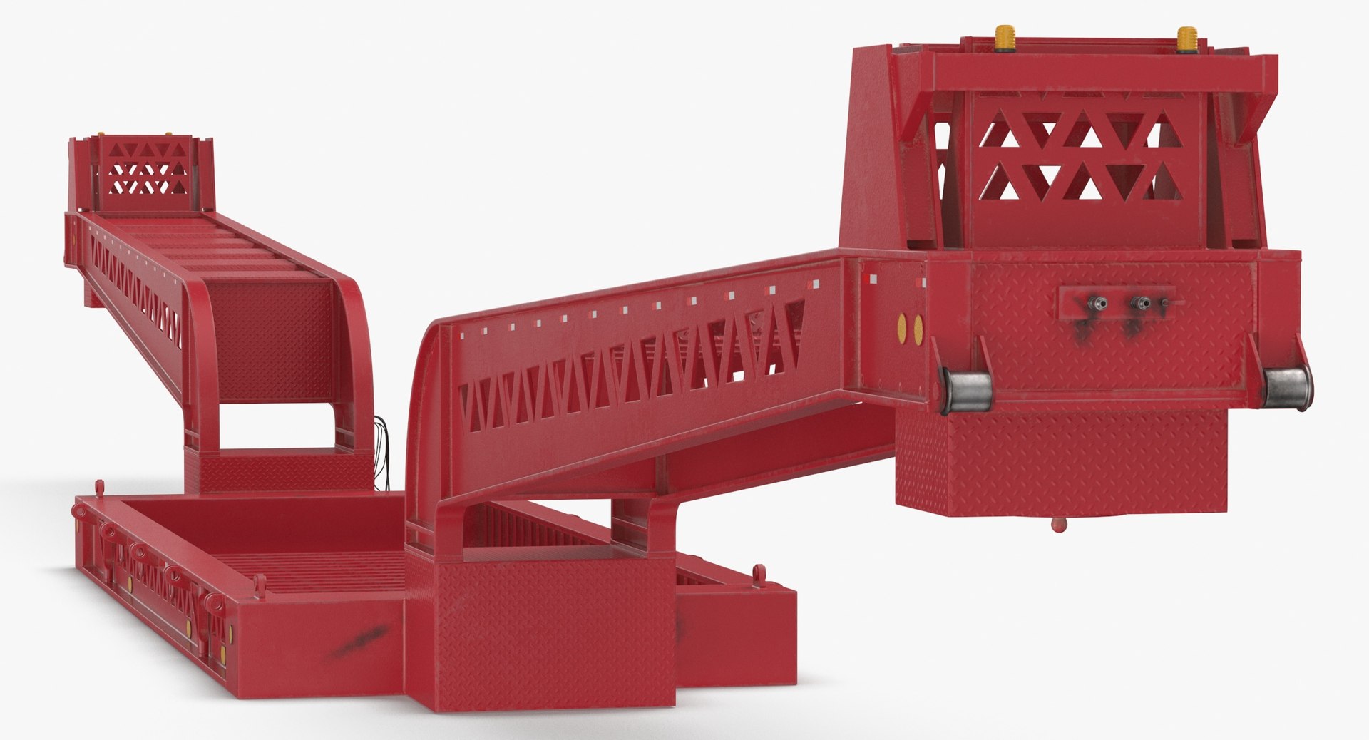 3D trail king detachable gooseneck - TurboSquid 1657991