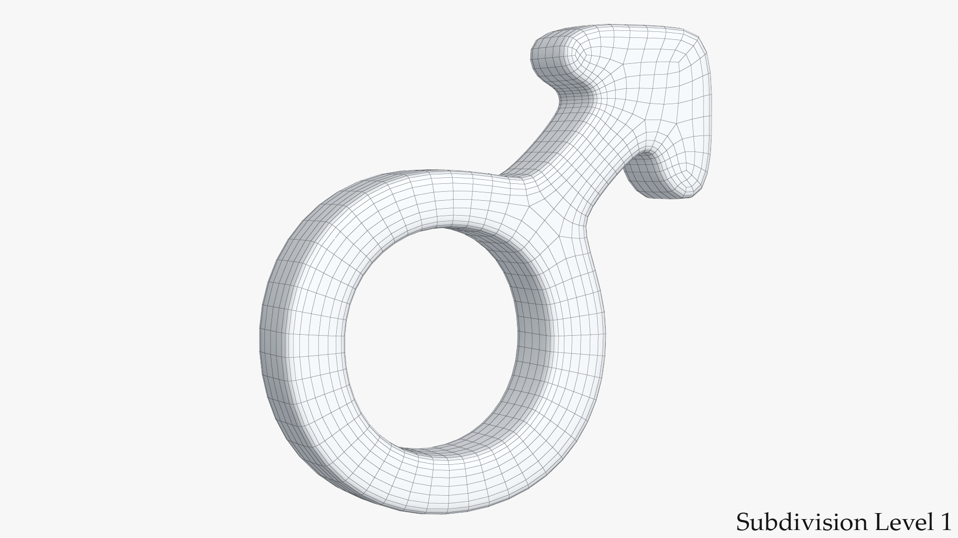 Male gender sign 3D - TurboSquid 1500595