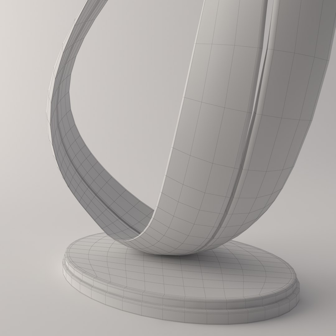 3D Model Realistic Metal Abstract Sculpture - TurboSquid 1274201