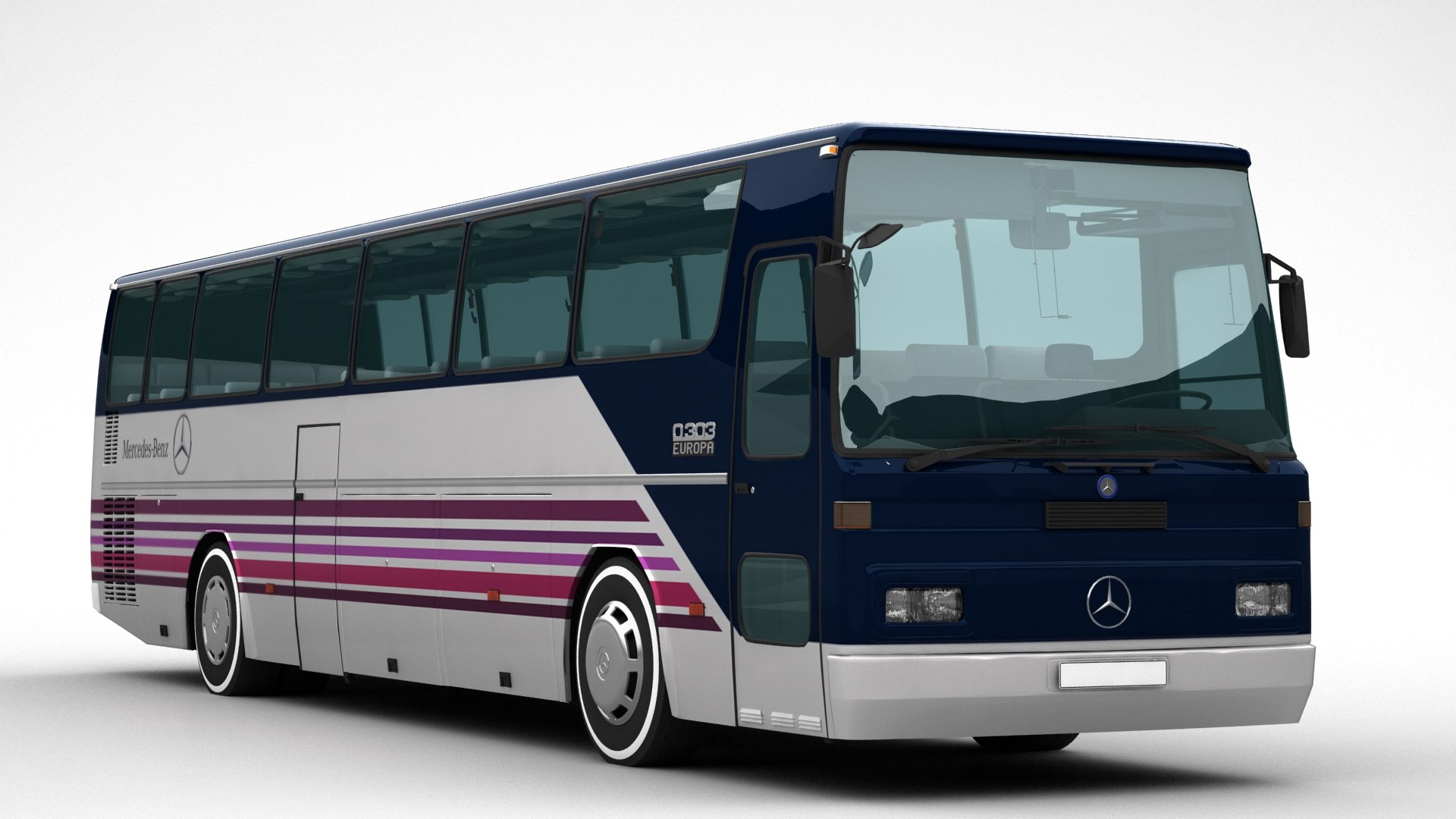Mercedes Benz O 303 V8 3D Model - TurboSquid 2010155