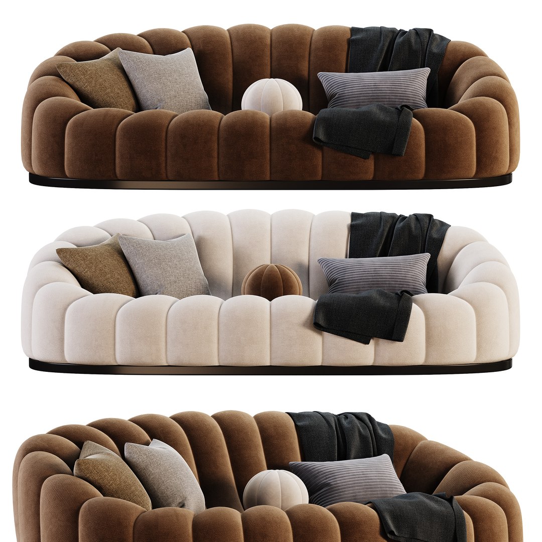 Pierre Paulin Alpha Sofa model - TurboSquid 2041993