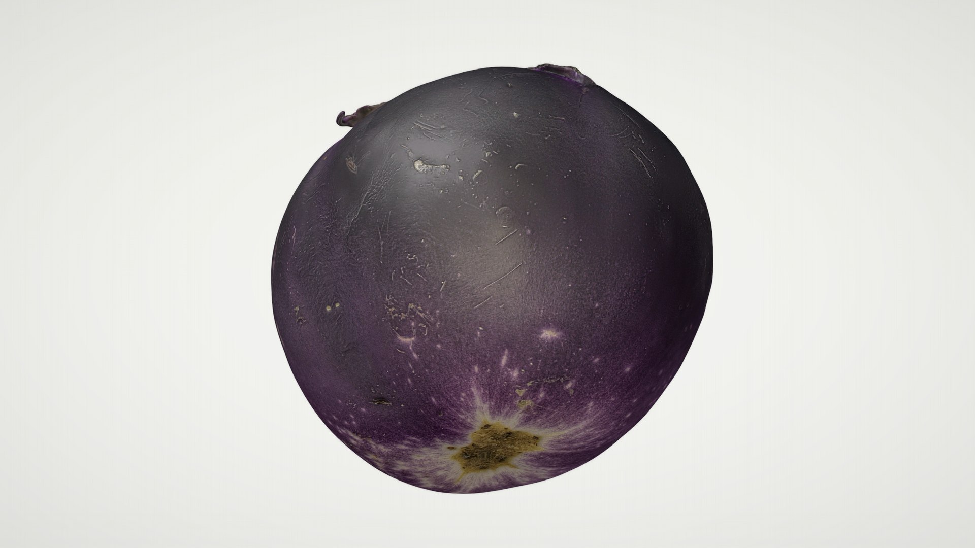 8k Barbella Eggplant With 3 LODs 3D - TurboSquid 1811944