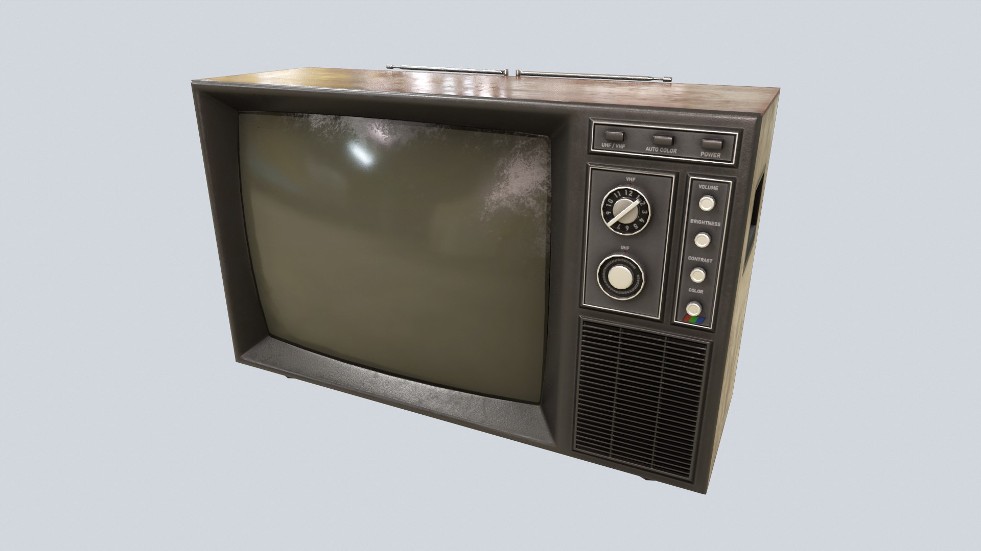 3D Model Vintage TV - TurboSquid 1721316