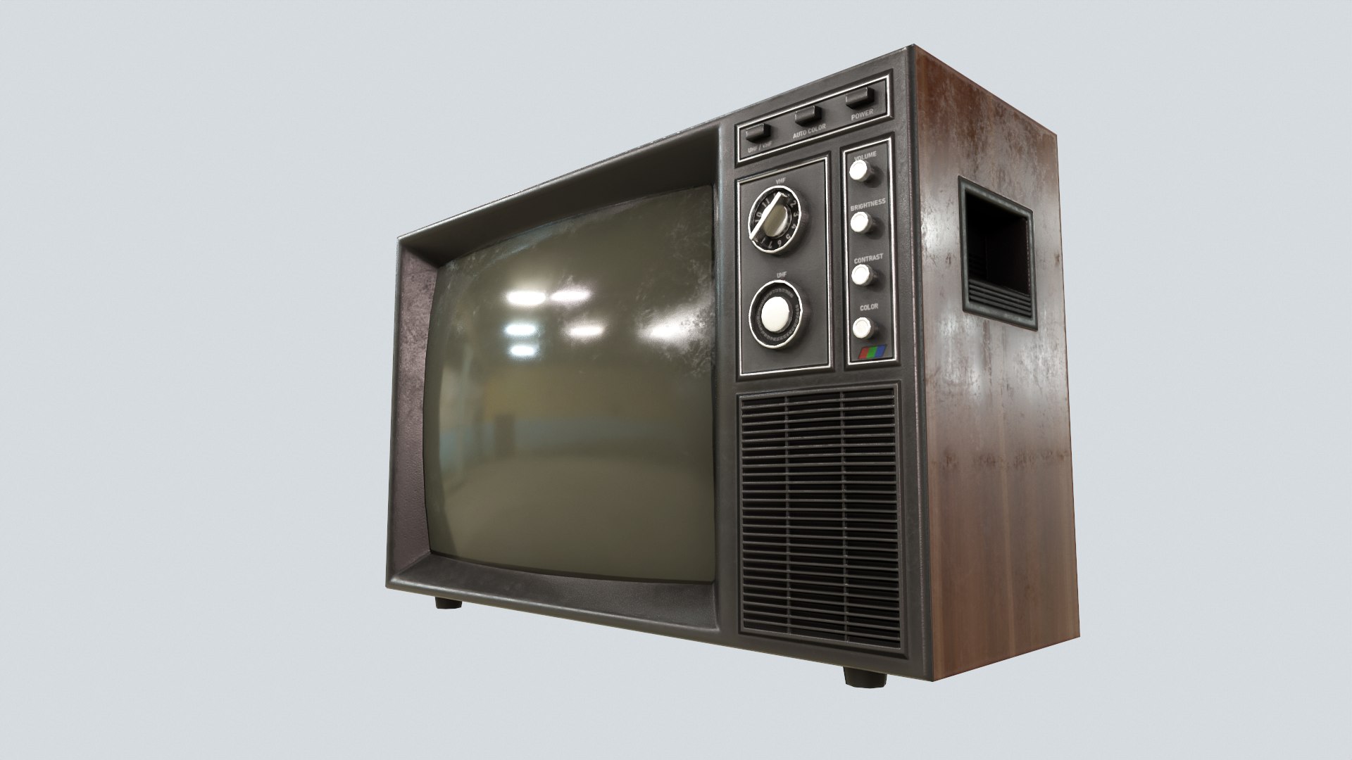 3D Model Vintage TV - TurboSquid 1721316
