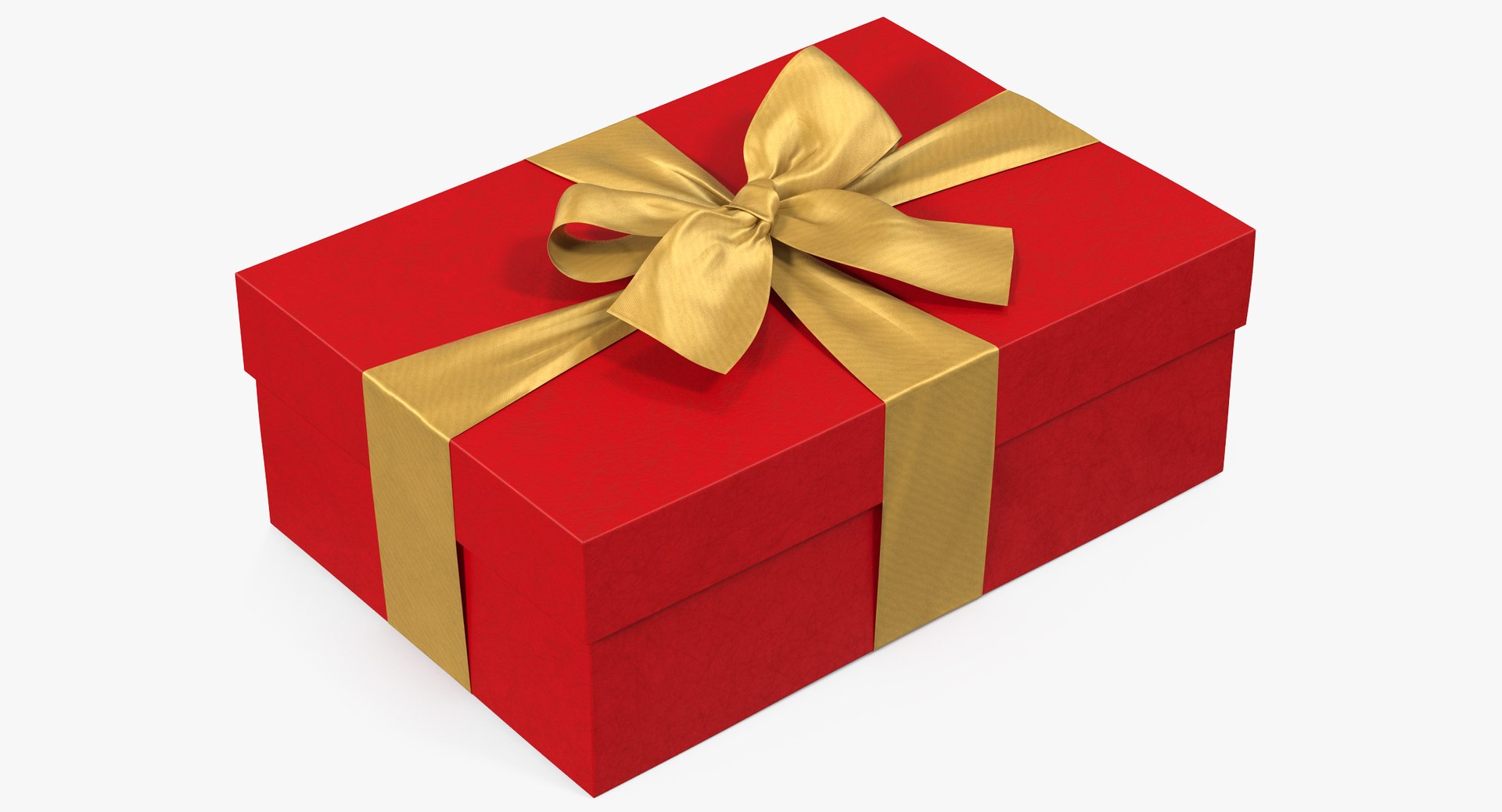 3D Gift Box Red 4 Model - TurboSquid 1202105
