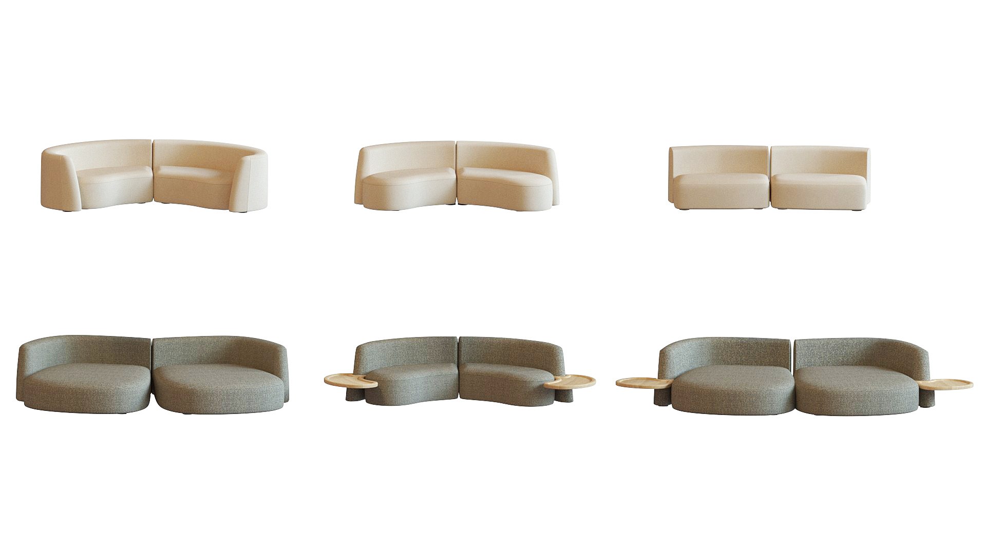 3D OZE MODULAR SOFA By Christophe Delcourt - TurboSquid 2080691