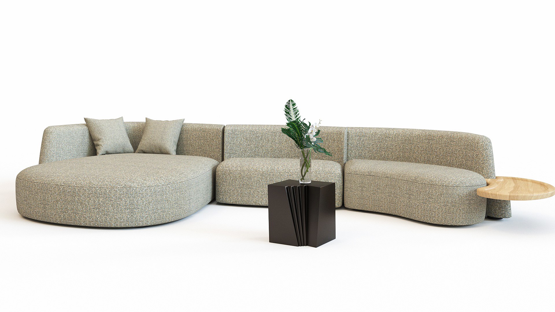 3D OZE MODULAR SOFA By Christophe Delcourt - TurboSquid 2080691