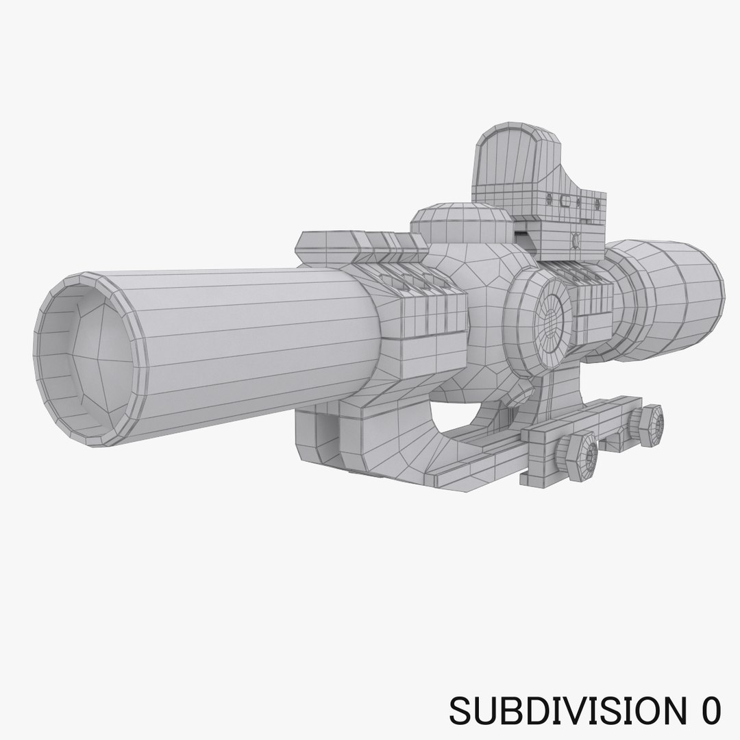 Optical Scope Fullfield 3d Model