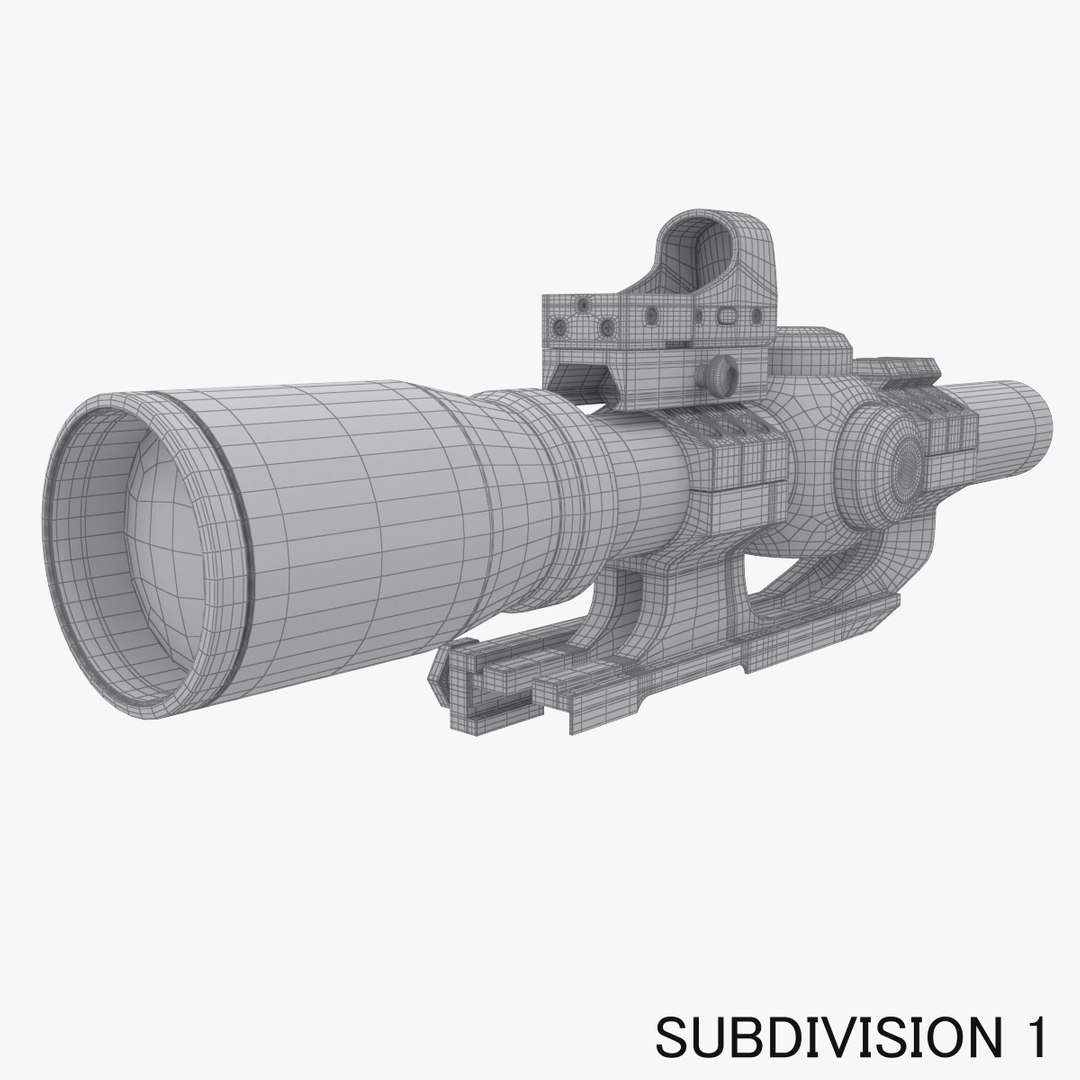 Optical Scope Fullfield 3d Model