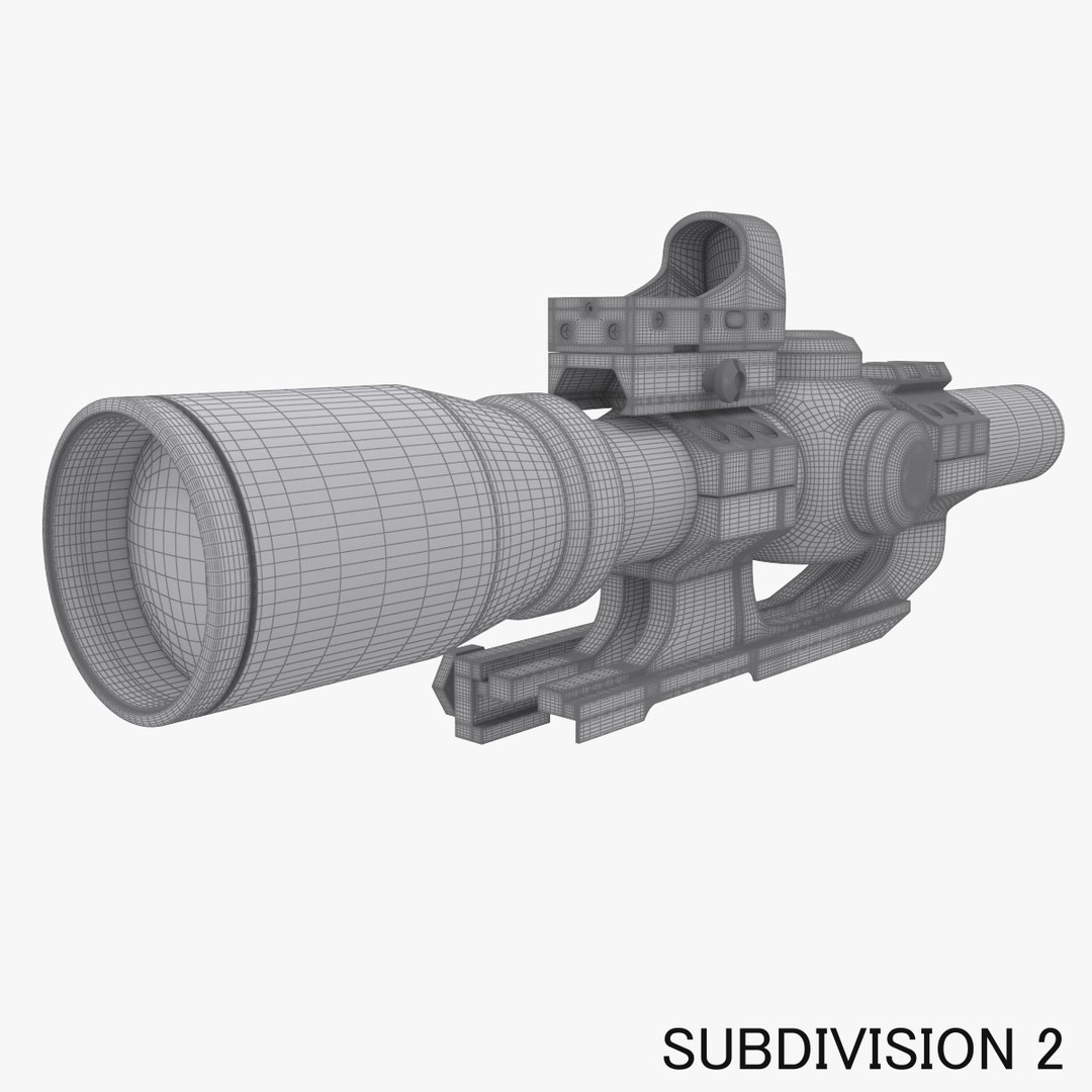 Optical Scope Fullfield 3d Model