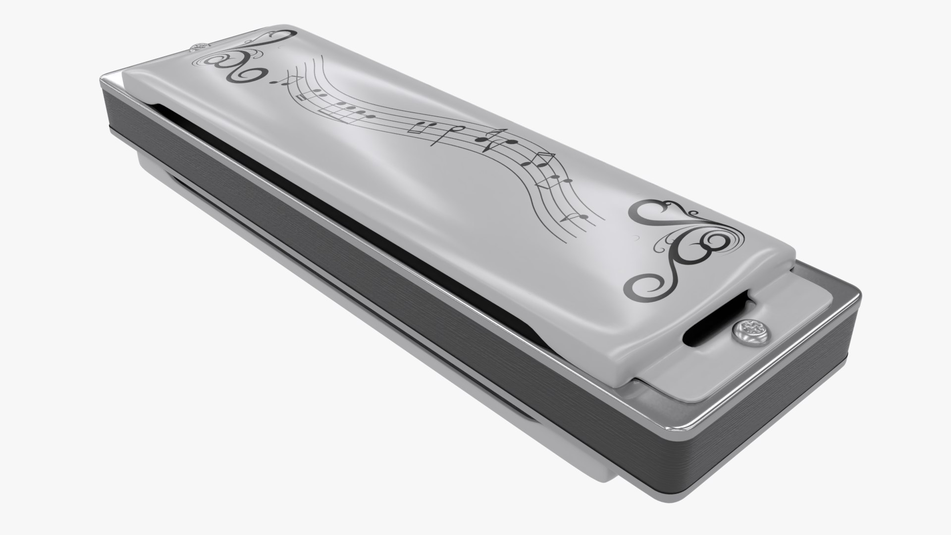 Harmonica 3D Model - TurboSquid 1815178