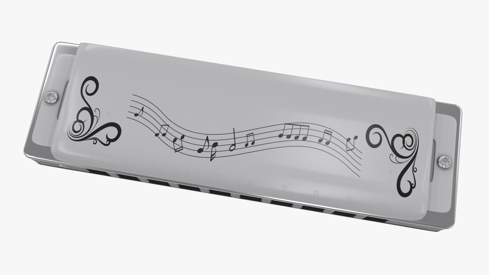 Harmonica 3D Model - TurboSquid 1815178
