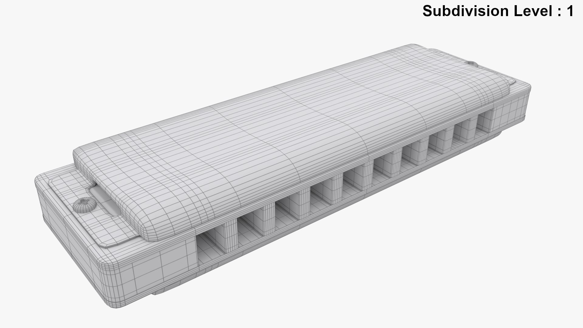 Harmonica 3D Model - TurboSquid 1815178
