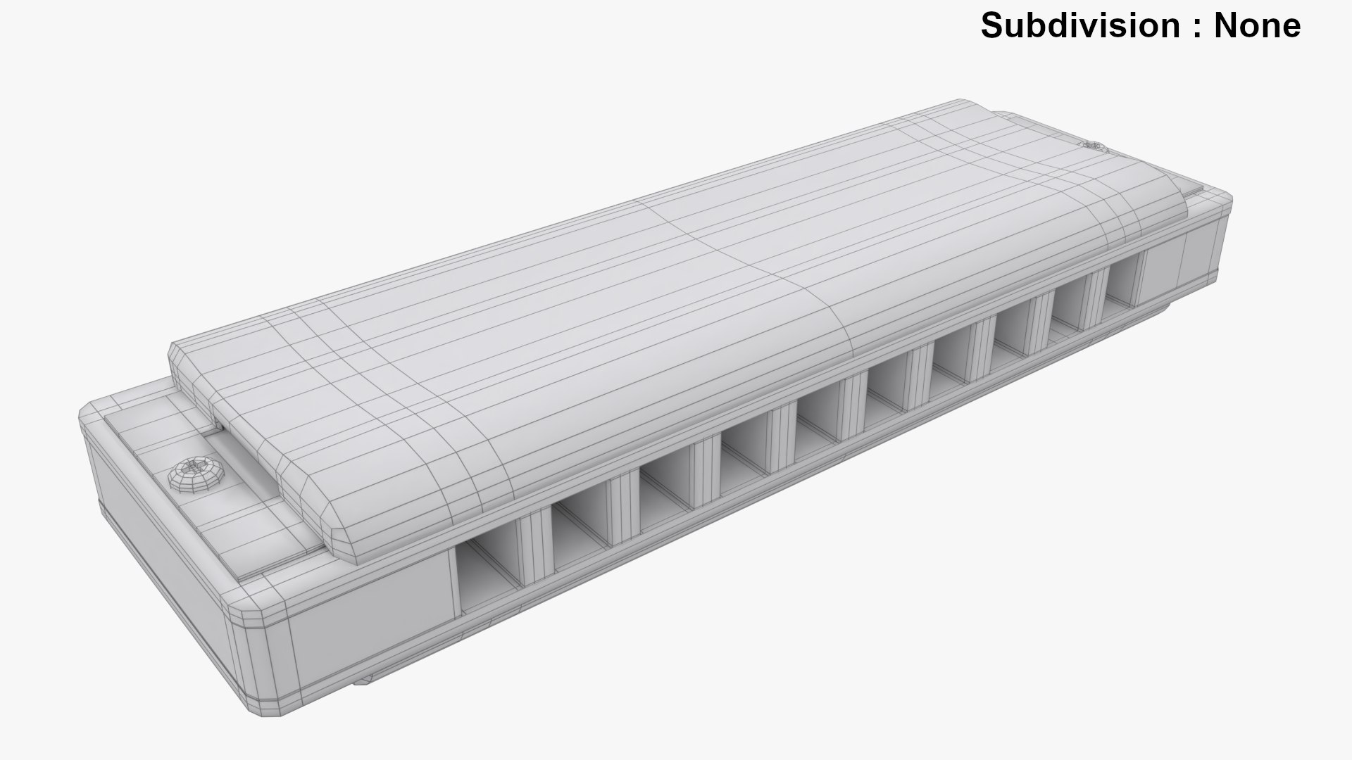 Harmonica 3D Model - TurboSquid 1815178