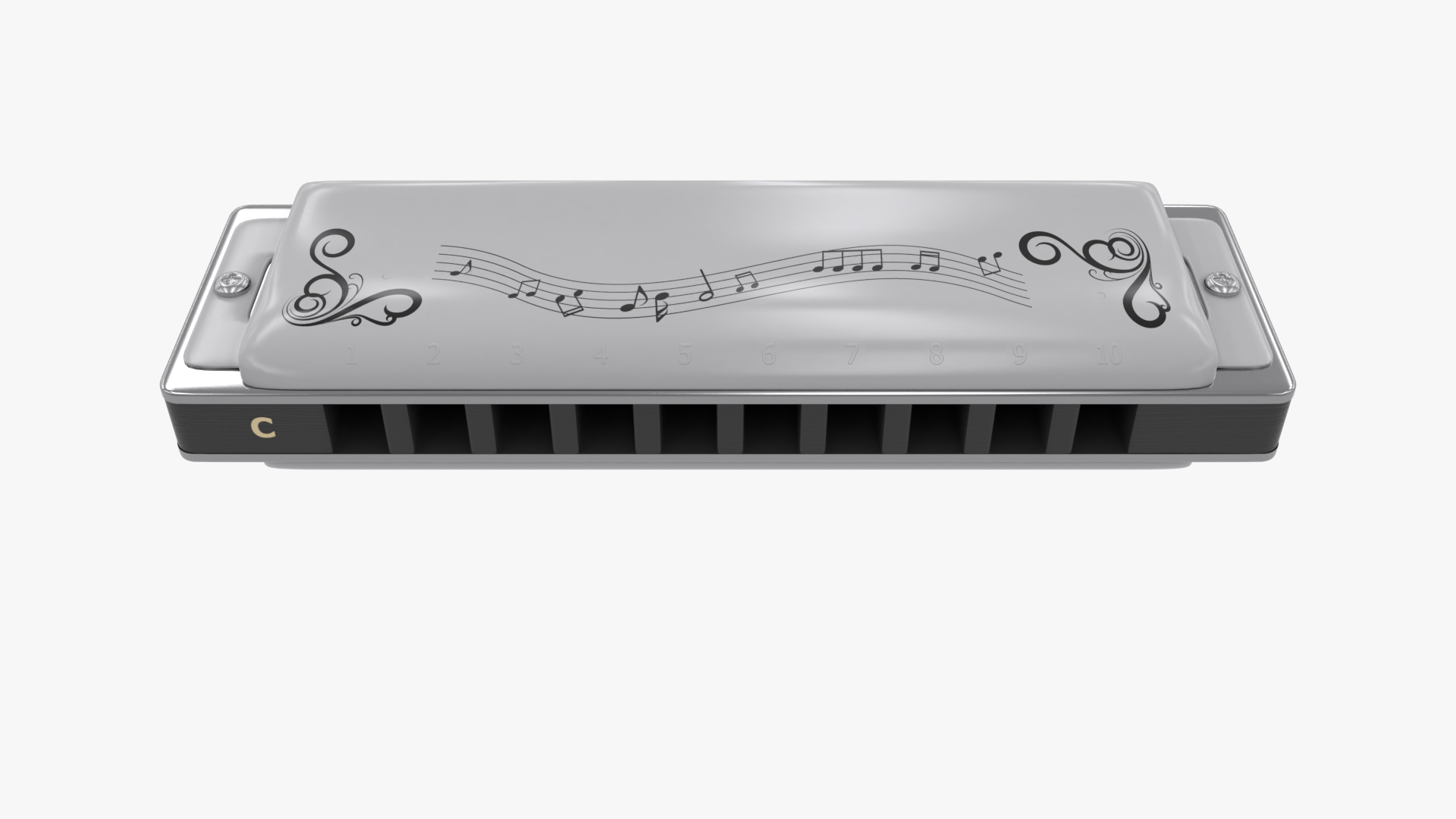 Harmonica 3D Model - TurboSquid 1815178