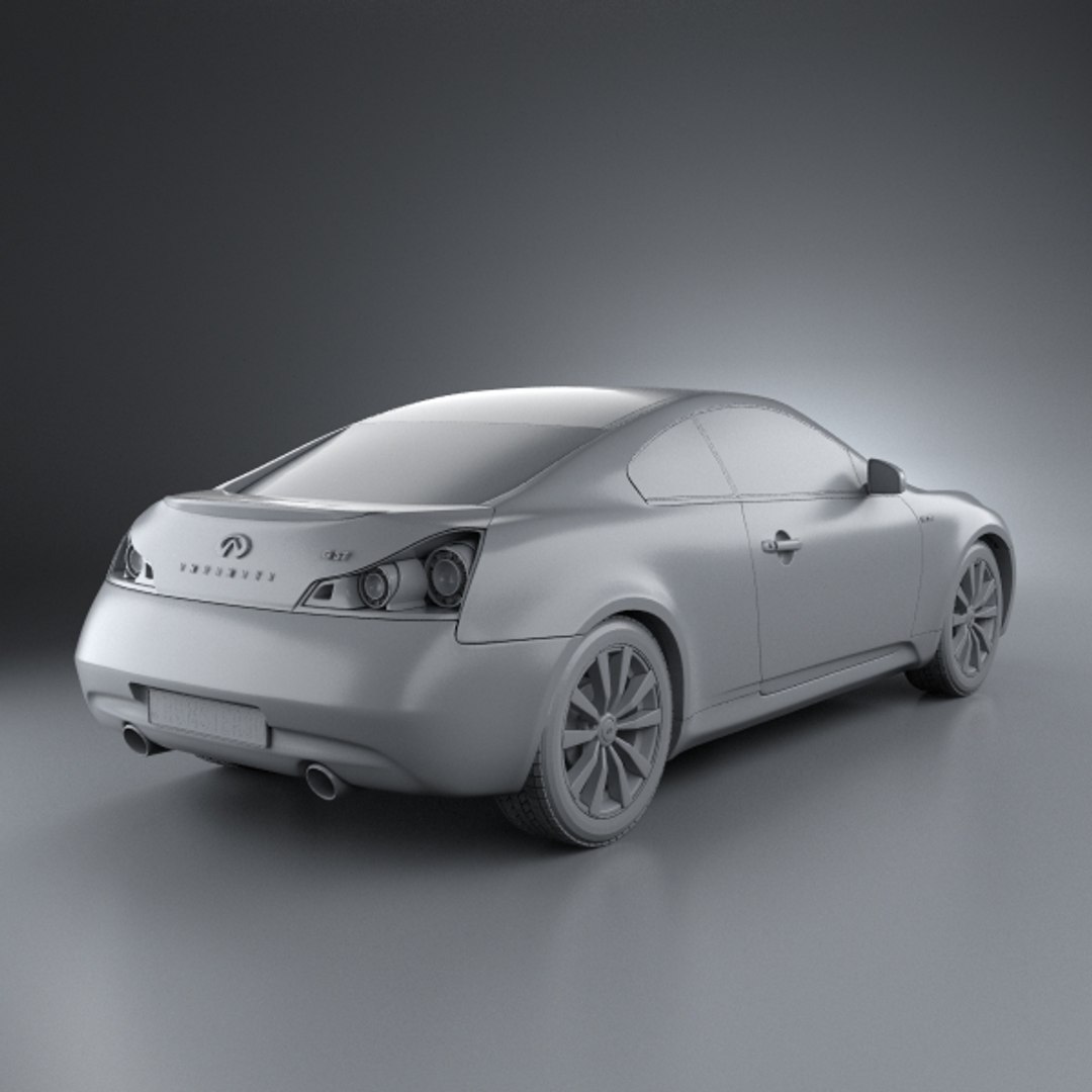 Infiniti G37 Coupe Sports 3d Model