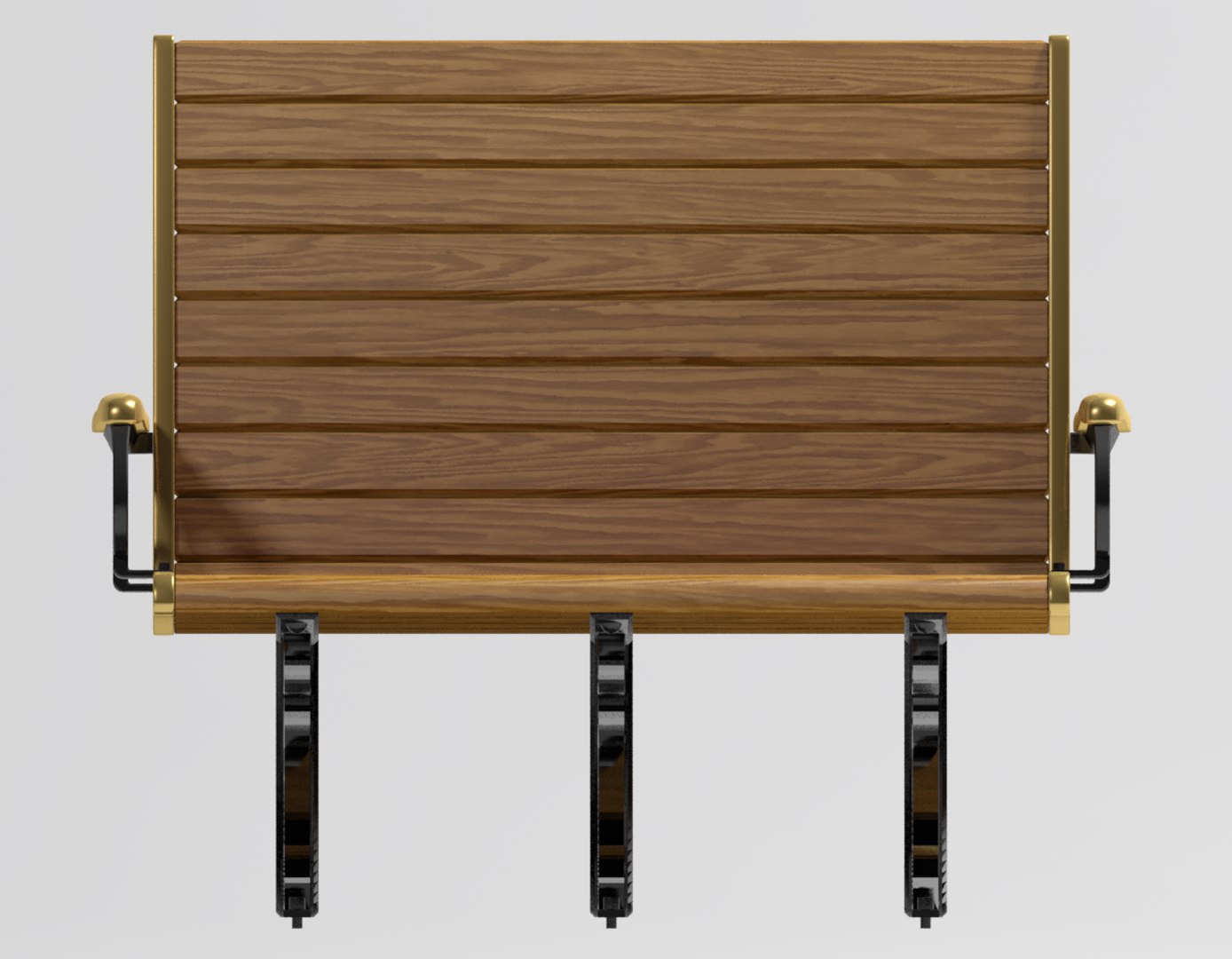 Trolley Bench 3D Model - TurboSquid 1461043