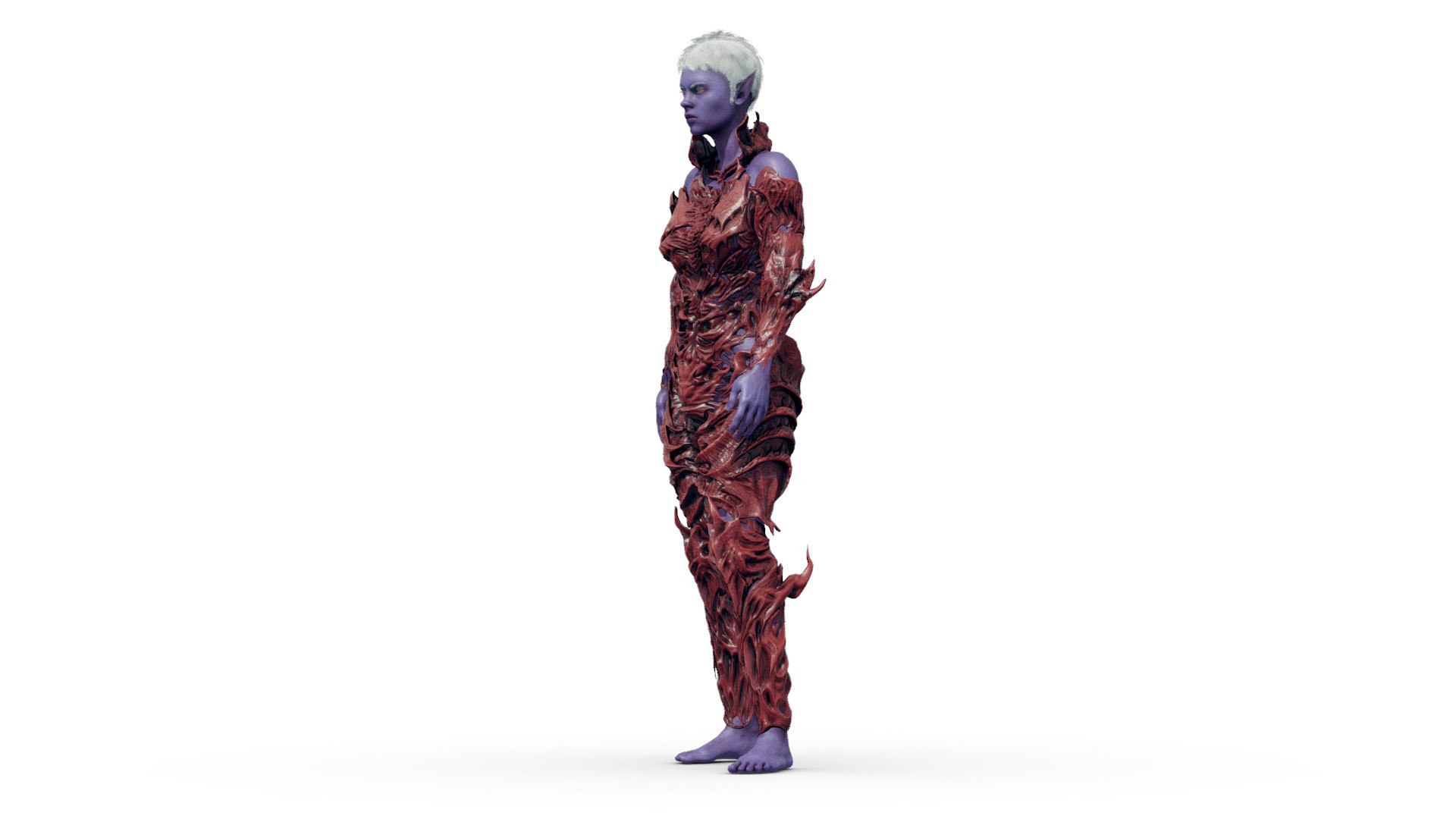 Elf Dark 3D Model - TurboSquid 2258269