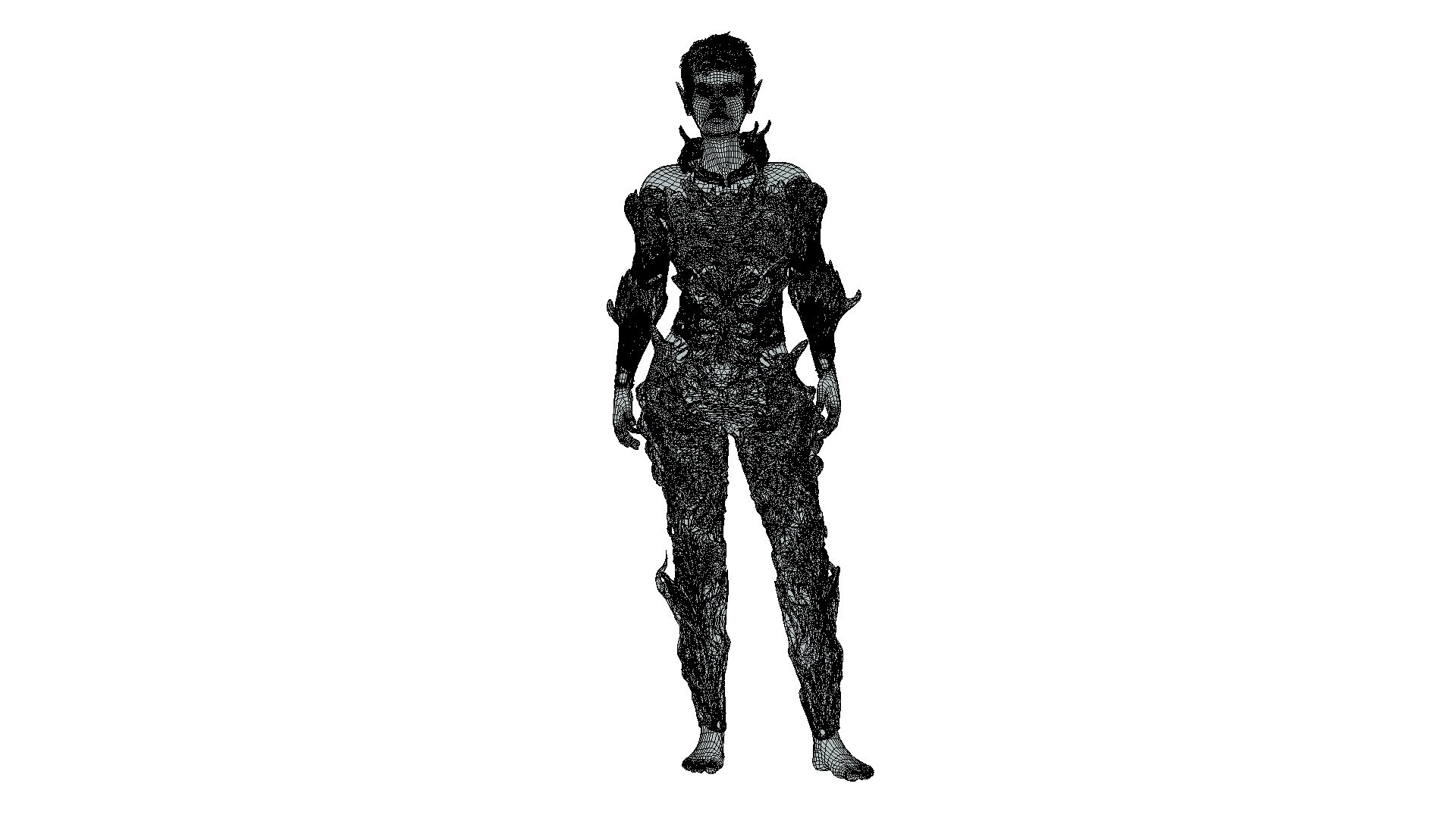 Elf Dark 3D Model - TurboSquid 2258269
