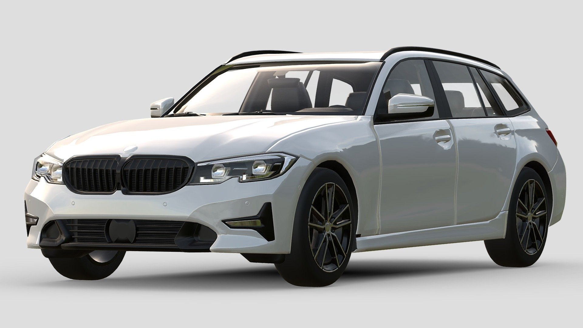 BMW M320d 3D Model - TurboSquid 2392858