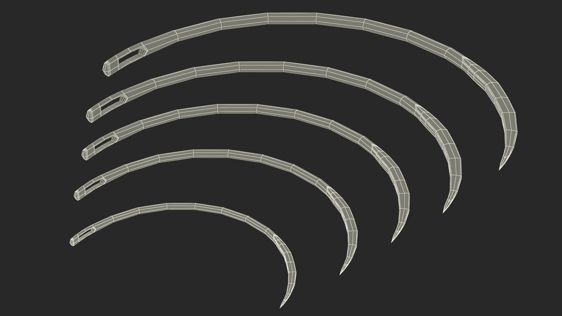 Half Circle Cutting Edge 3D Model - TurboSquid 1647010