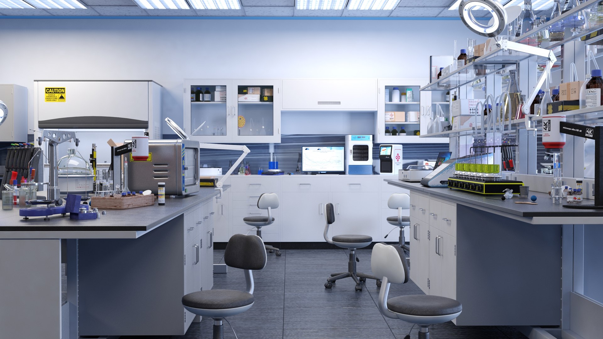 Laboratory 3D - TurboSquid 2280045