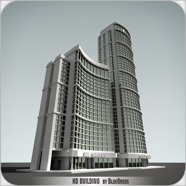 3ds max alphabetical city buildings