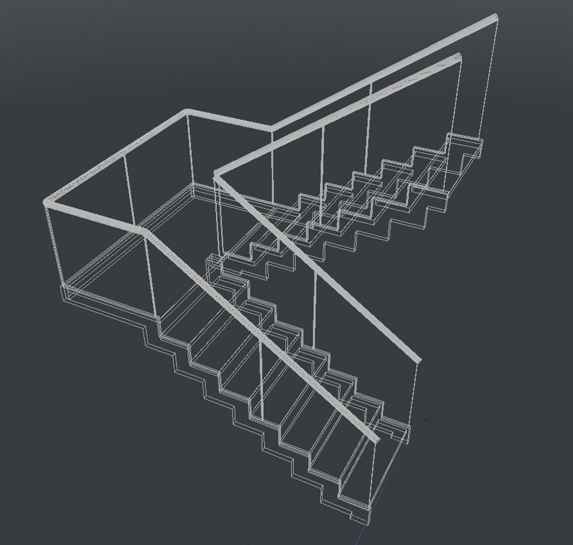 Modern Stair 3D Model - TurboSquid 1331603