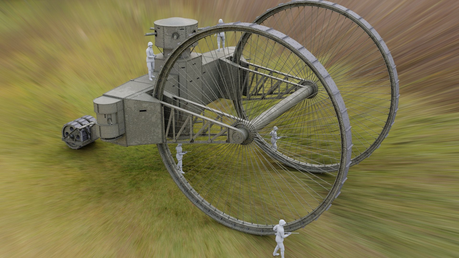 Tank King 3D Model - TurboSquid 1790350