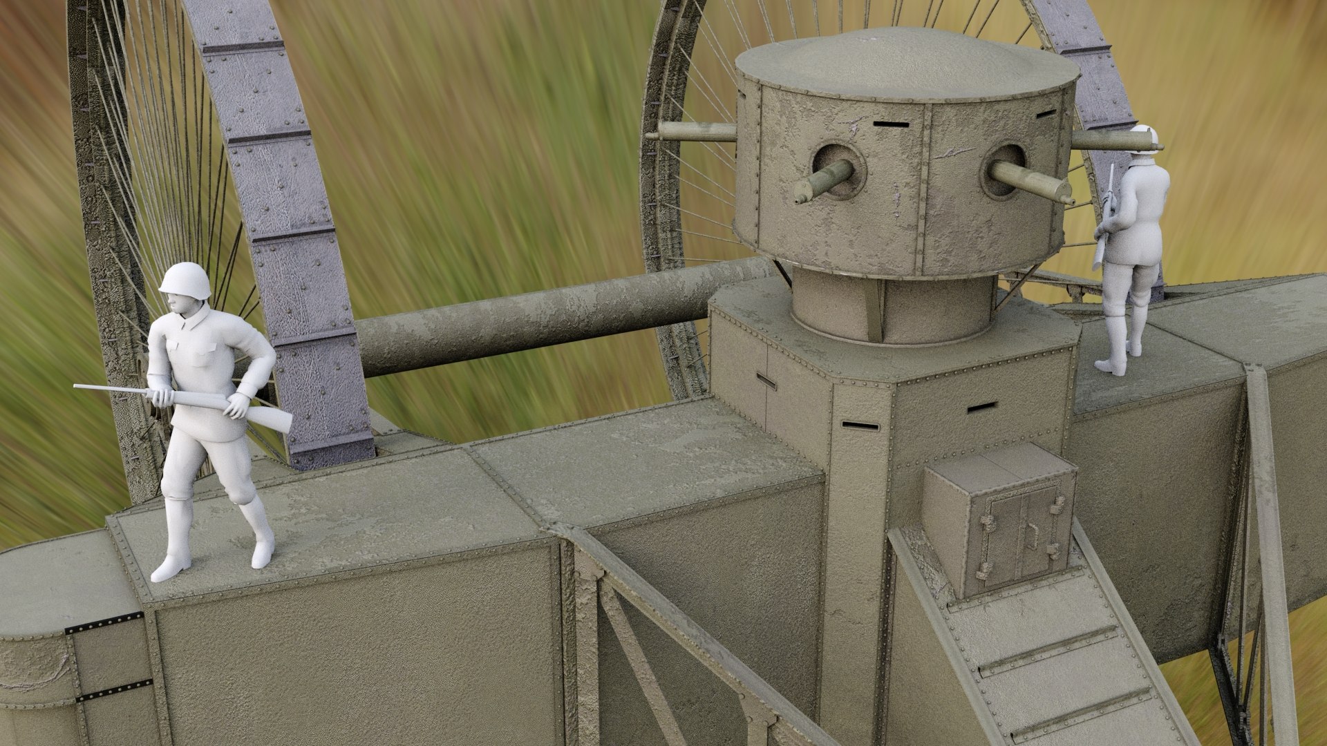 Tank King 3D Model - TurboSquid 1790350