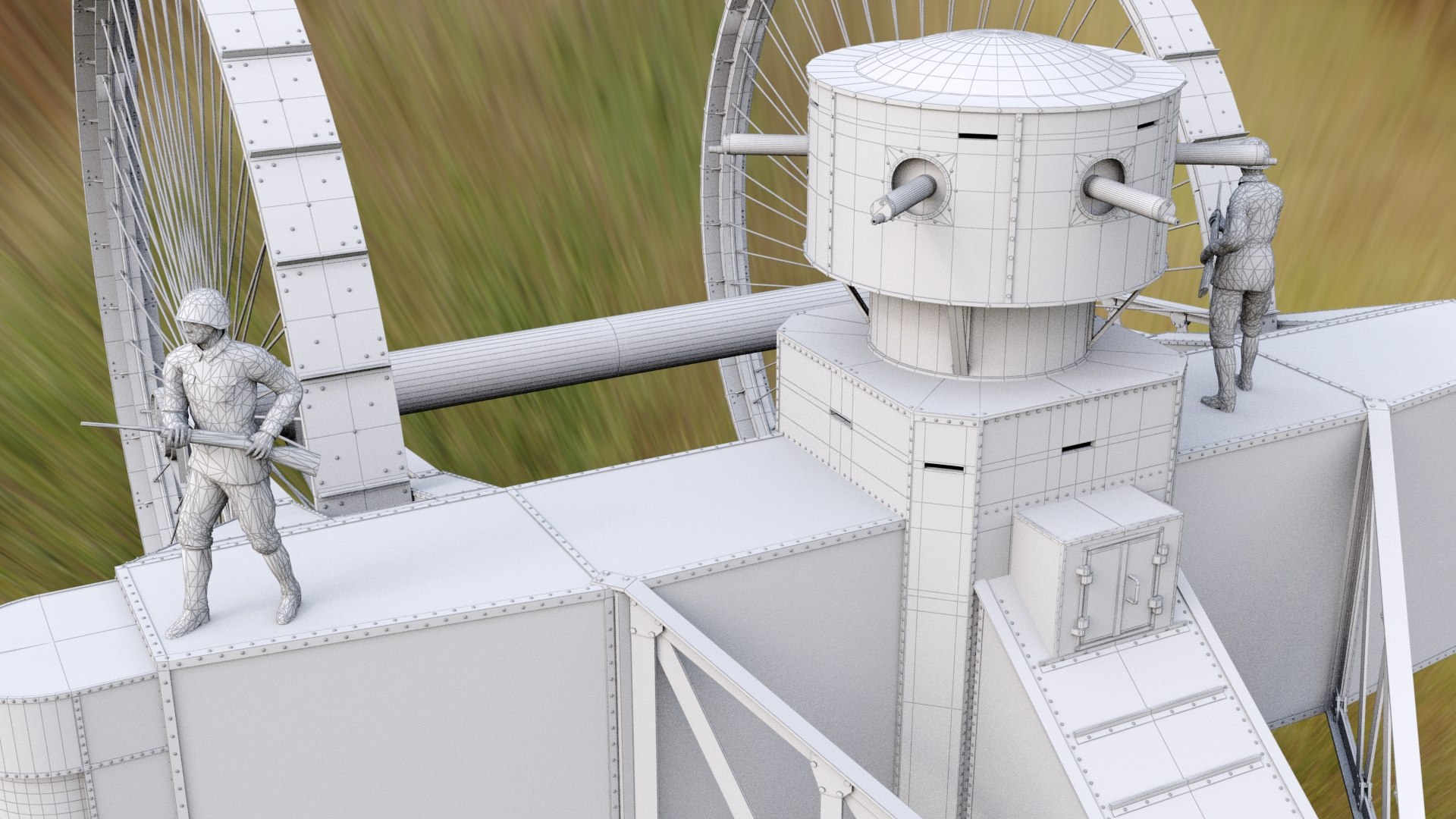 Tank King 3D Model - TurboSquid 1790350