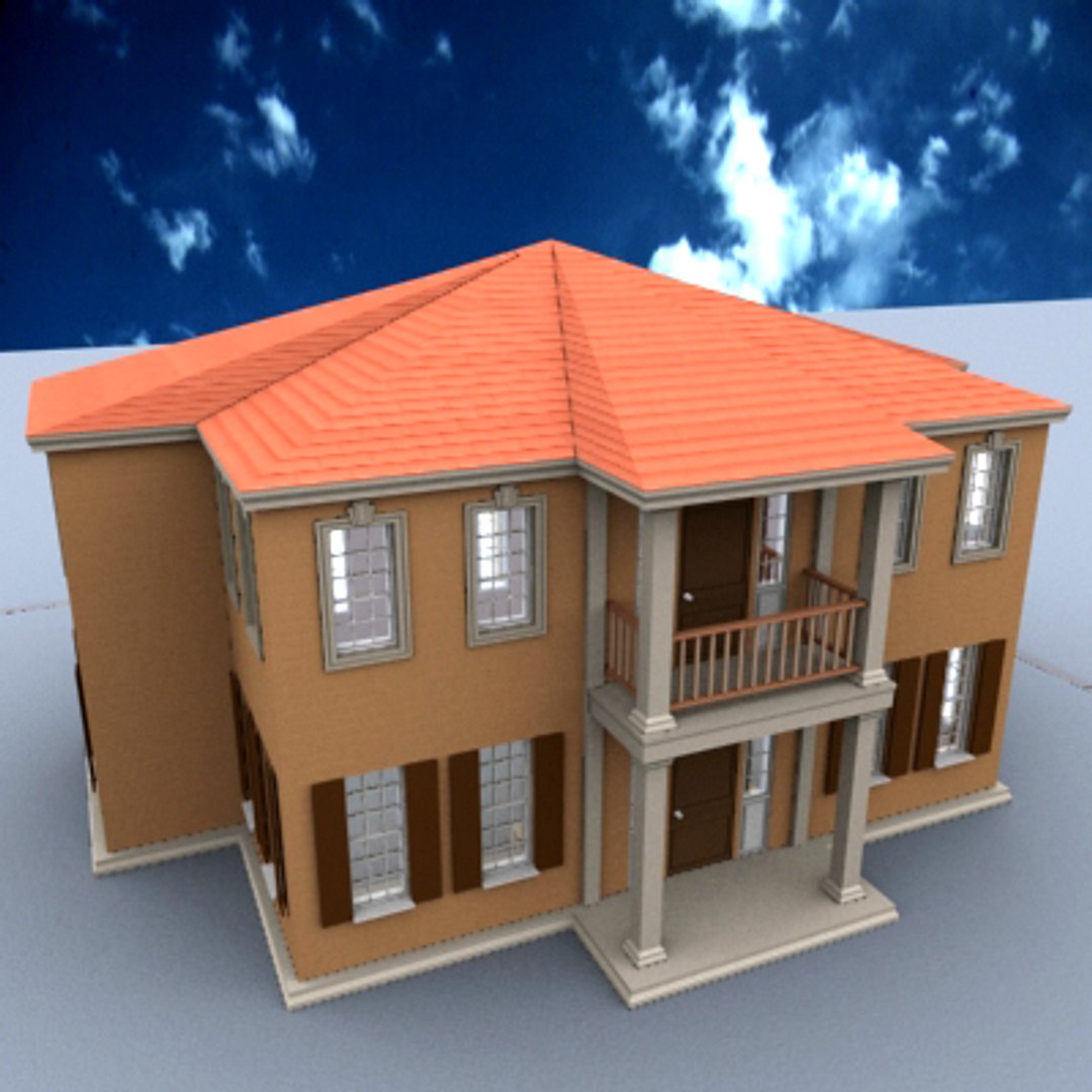 3d Model Detached House
