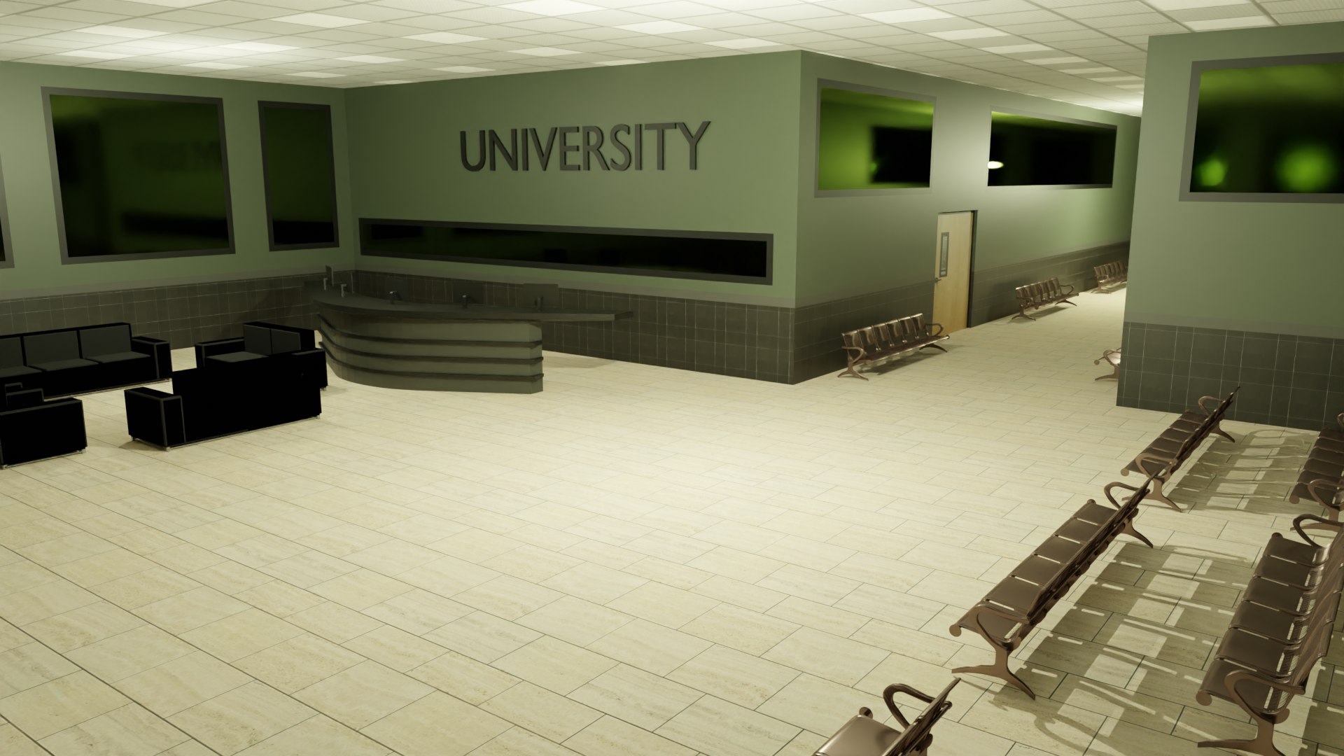 University Interior 3D Model - TurboSquid 2140291