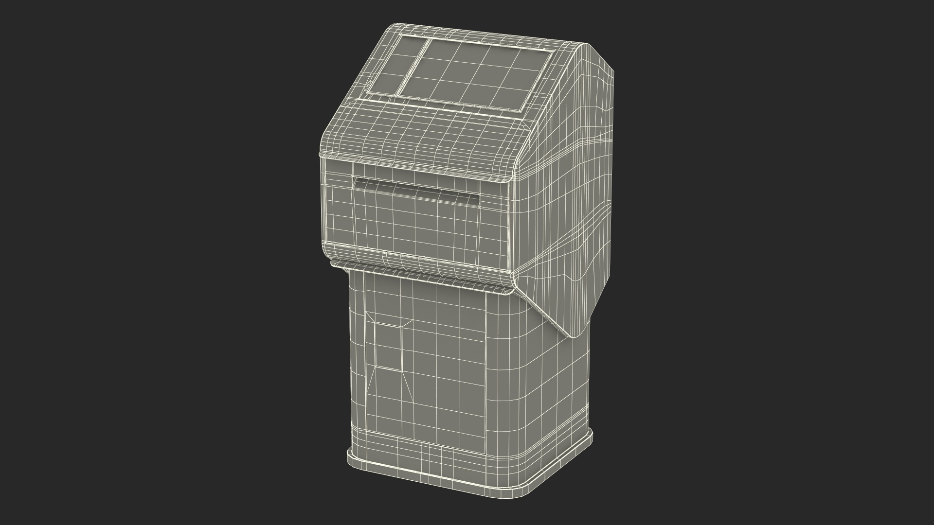 DHL Express Package Drop Box 3D Model - TurboSquid 2079613