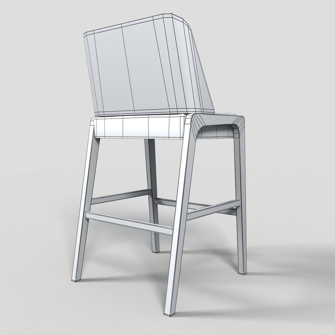 bar stool 3d model