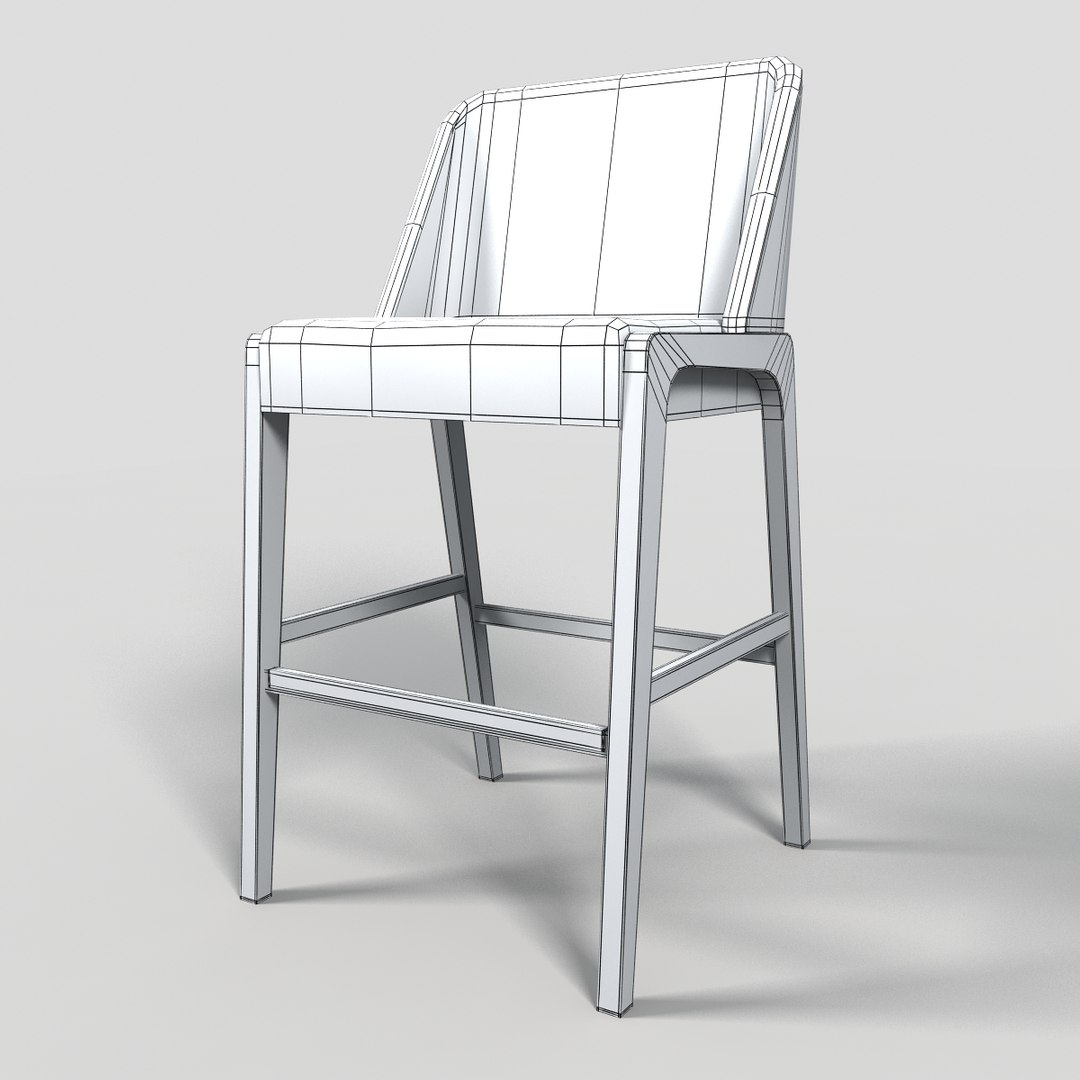 bar stool 3d model