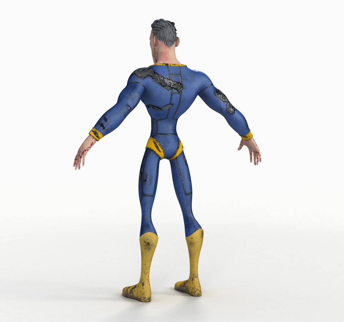 Cartoon Original Damaged 3D Model - TurboSquid 1381773