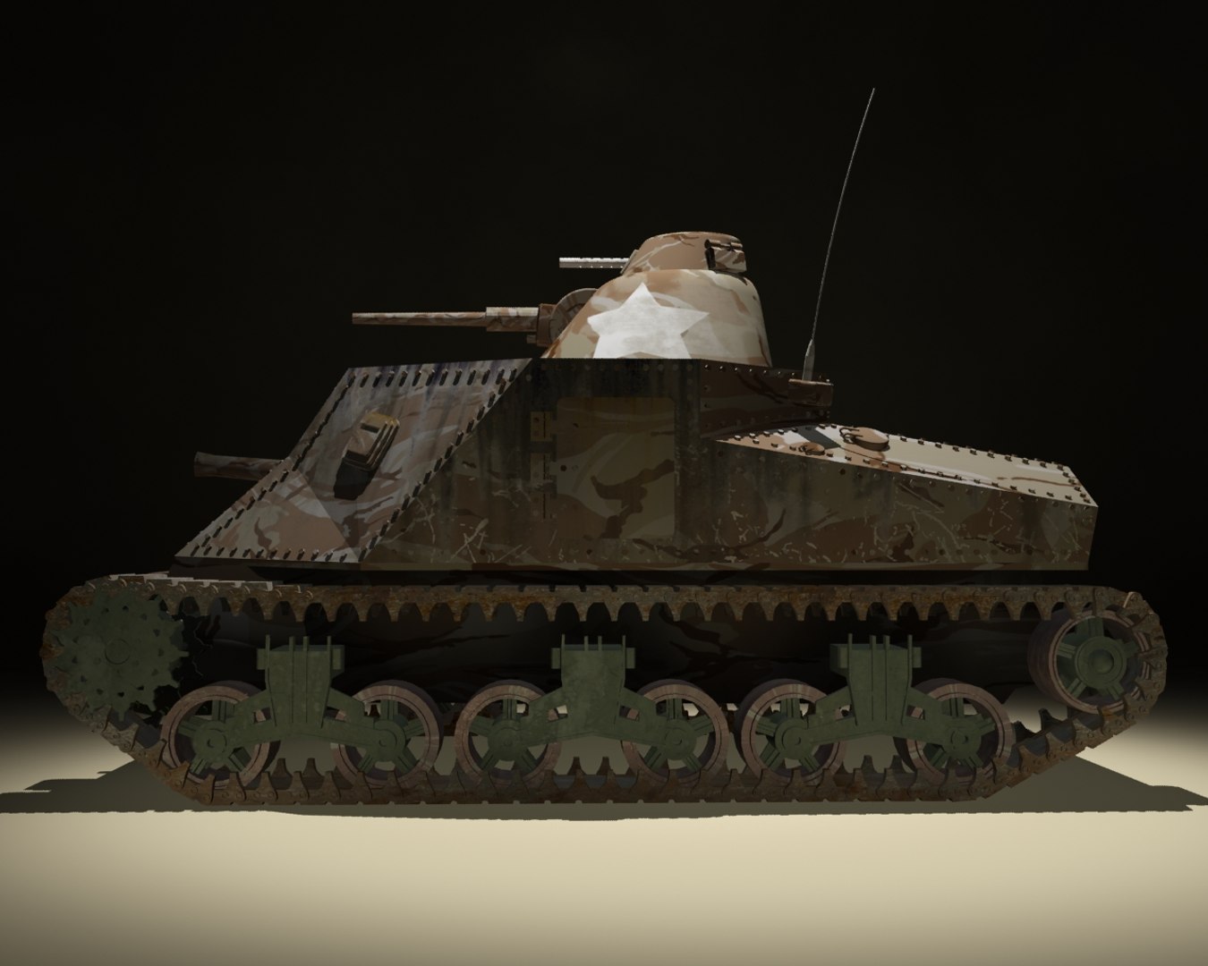 3ds M3 Medium Tank
