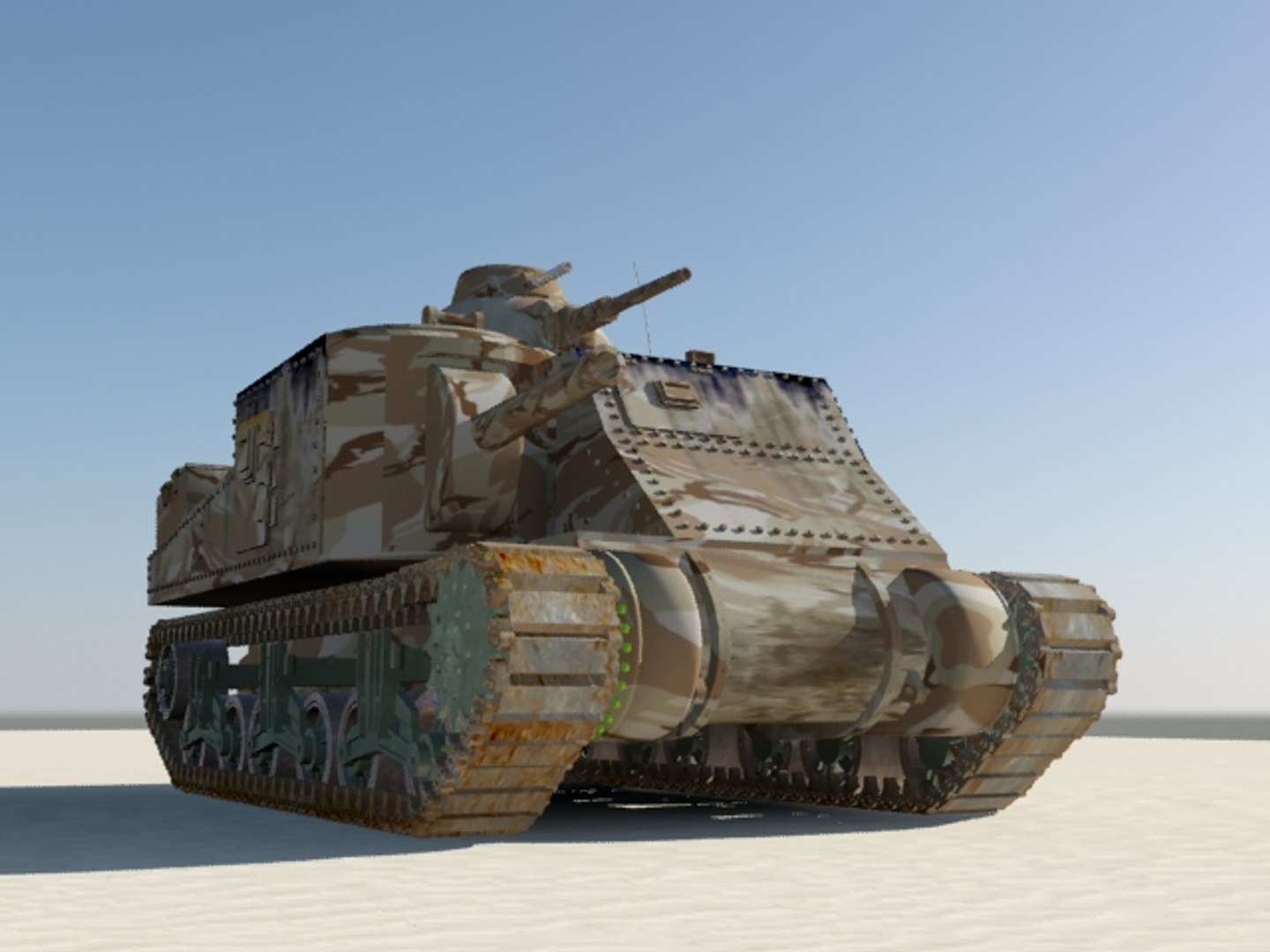 3ds M3 Medium Tank