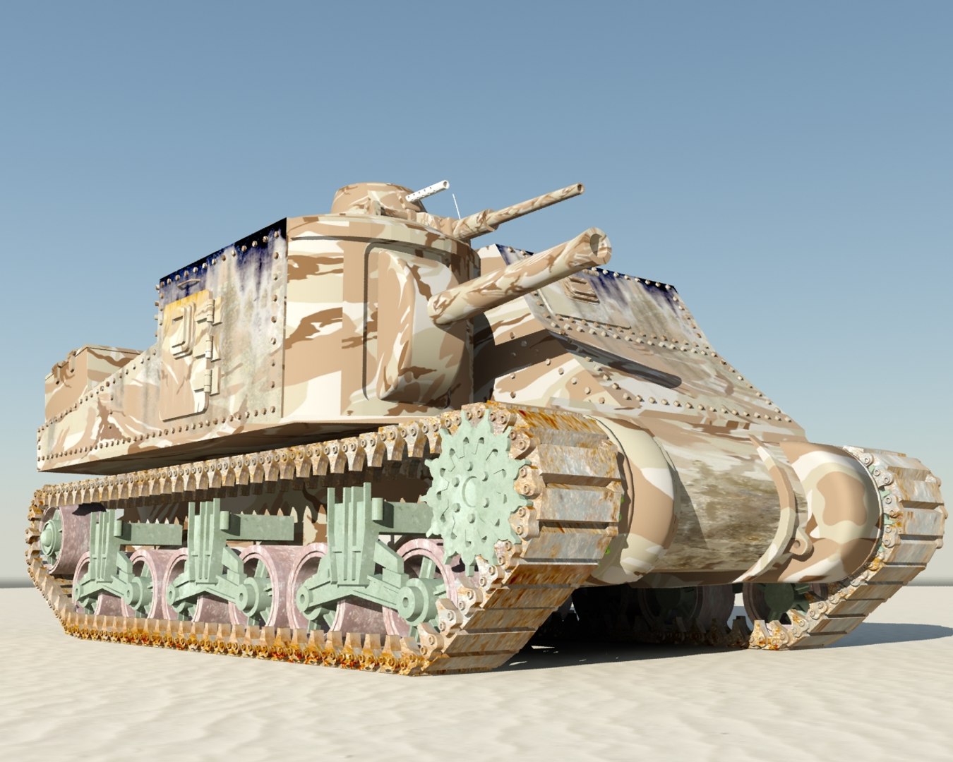 3ds M3 Medium Tank
