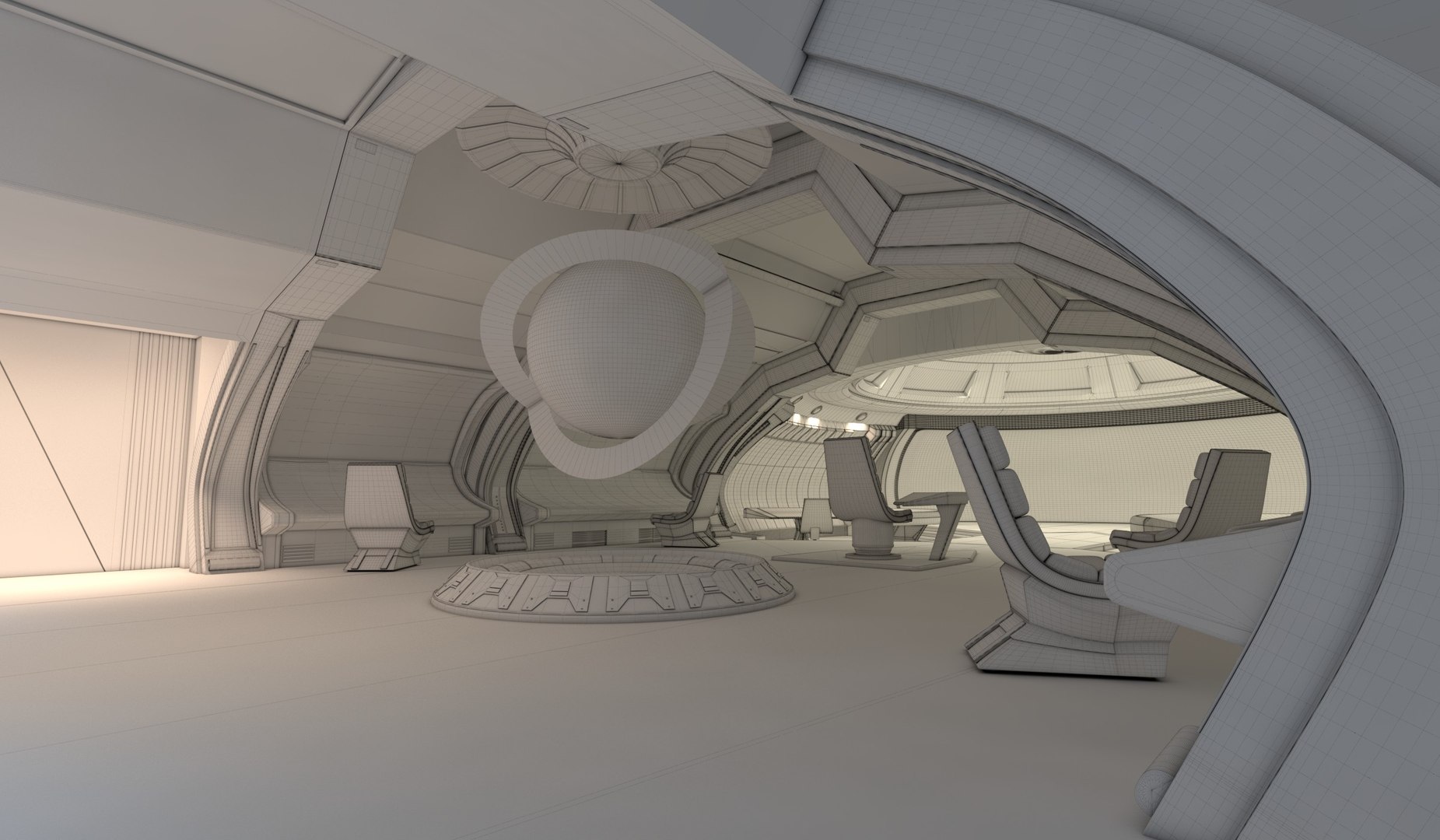 Bridge Spaceship 3D Model - TurboSquid 1280899