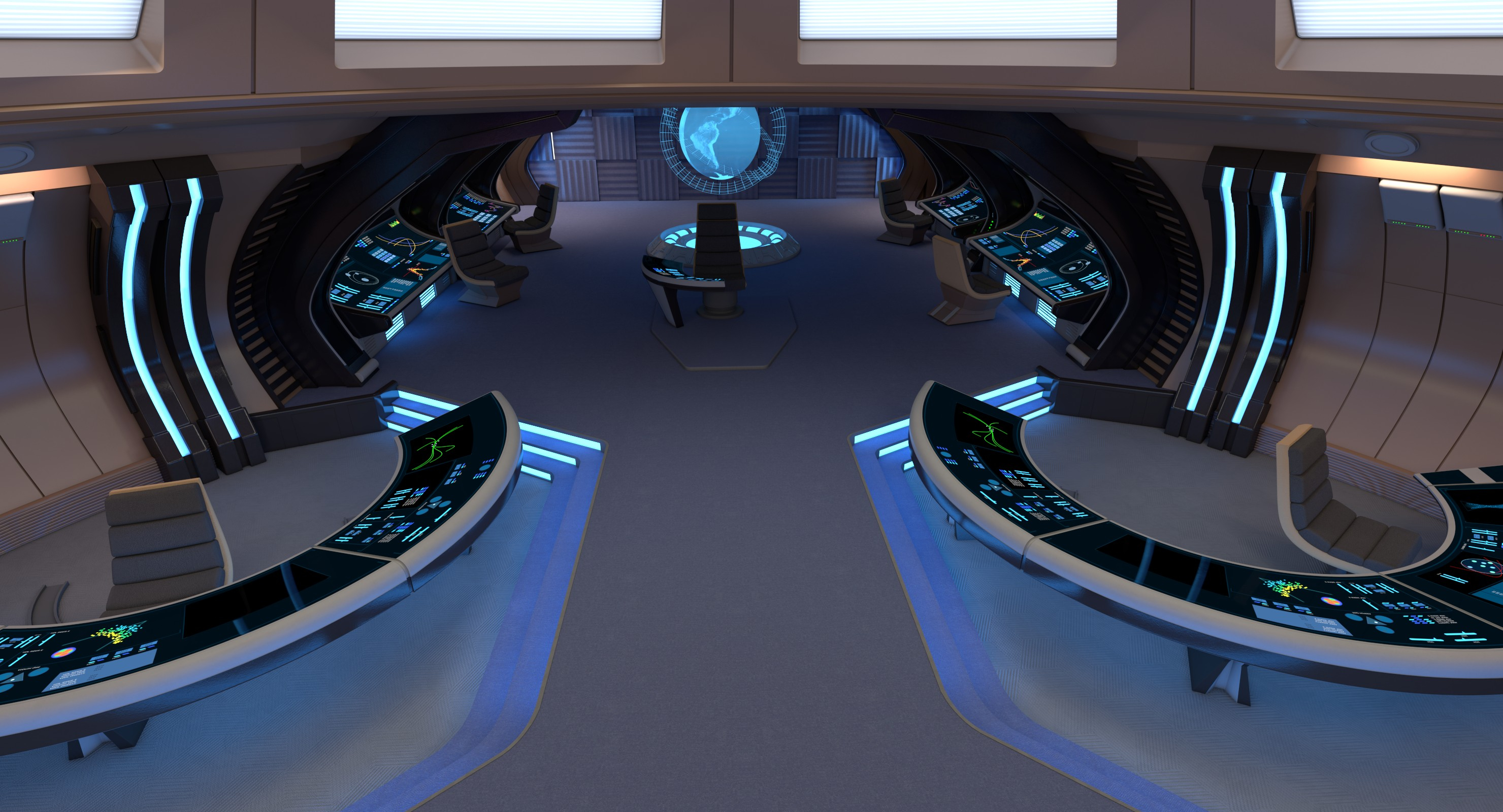 Modello 3D Spaceship Bridge - TurboSquid 1280899