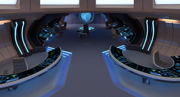 Modello 3D Spaceship Bridge - TurboSquid 1280899