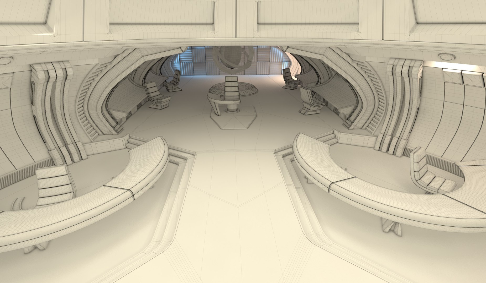 Bridge Spaceship 3D Model - TurboSquid 1280899