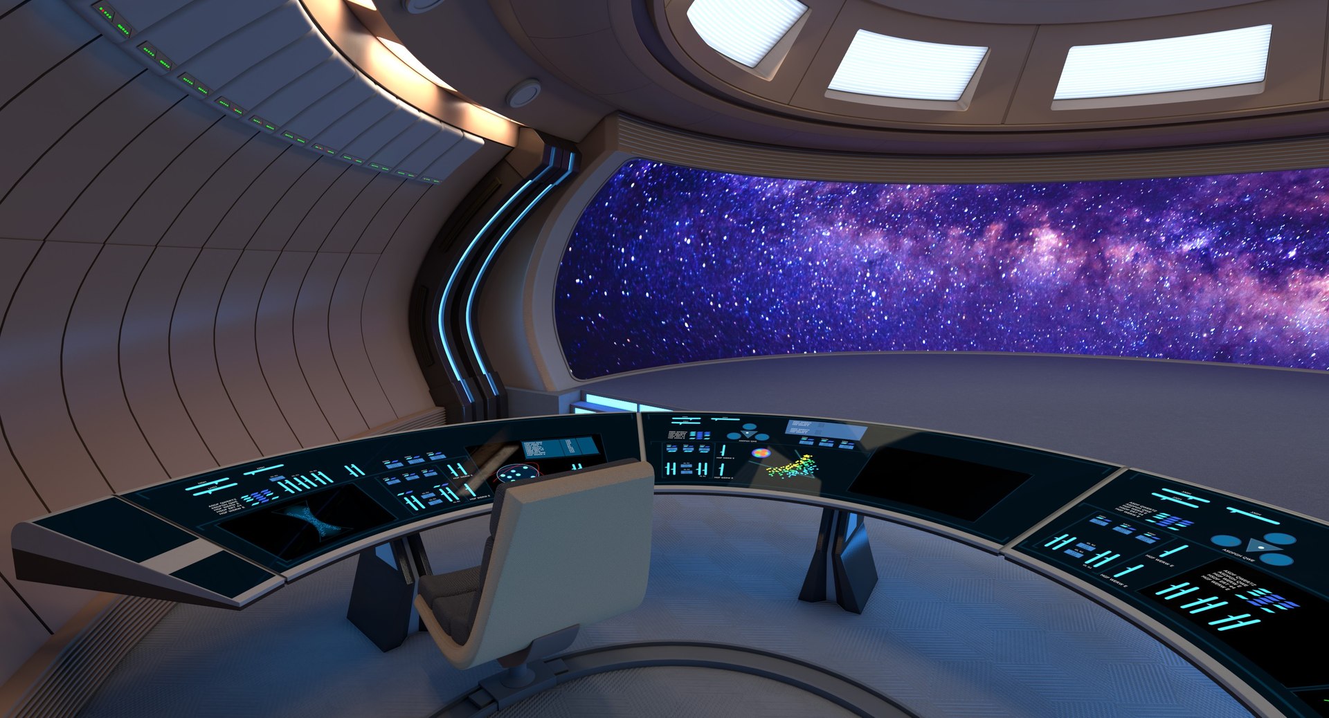 Bridge Spaceship 3D Model - TurboSquid 1280899