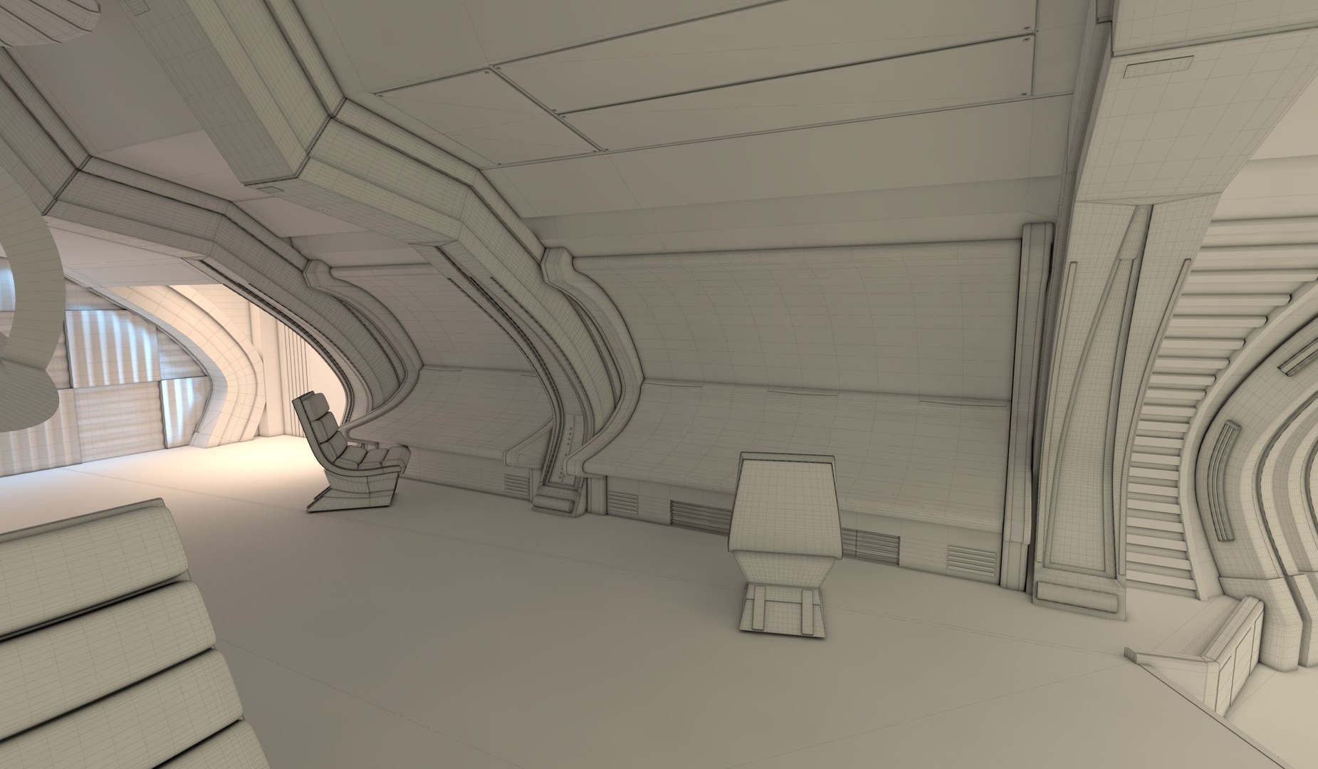 Bridge Spaceship 3D Model - TurboSquid 1280899