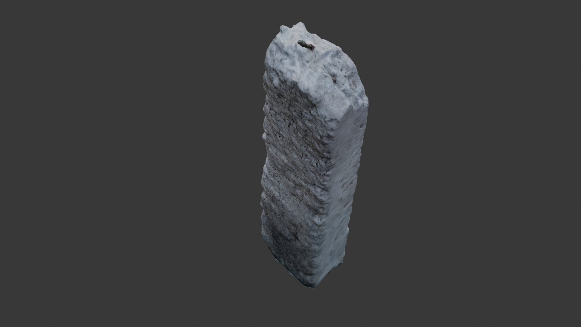 3D Model Weathered Concrete Post 3D Model - TurboSquid 2409862
