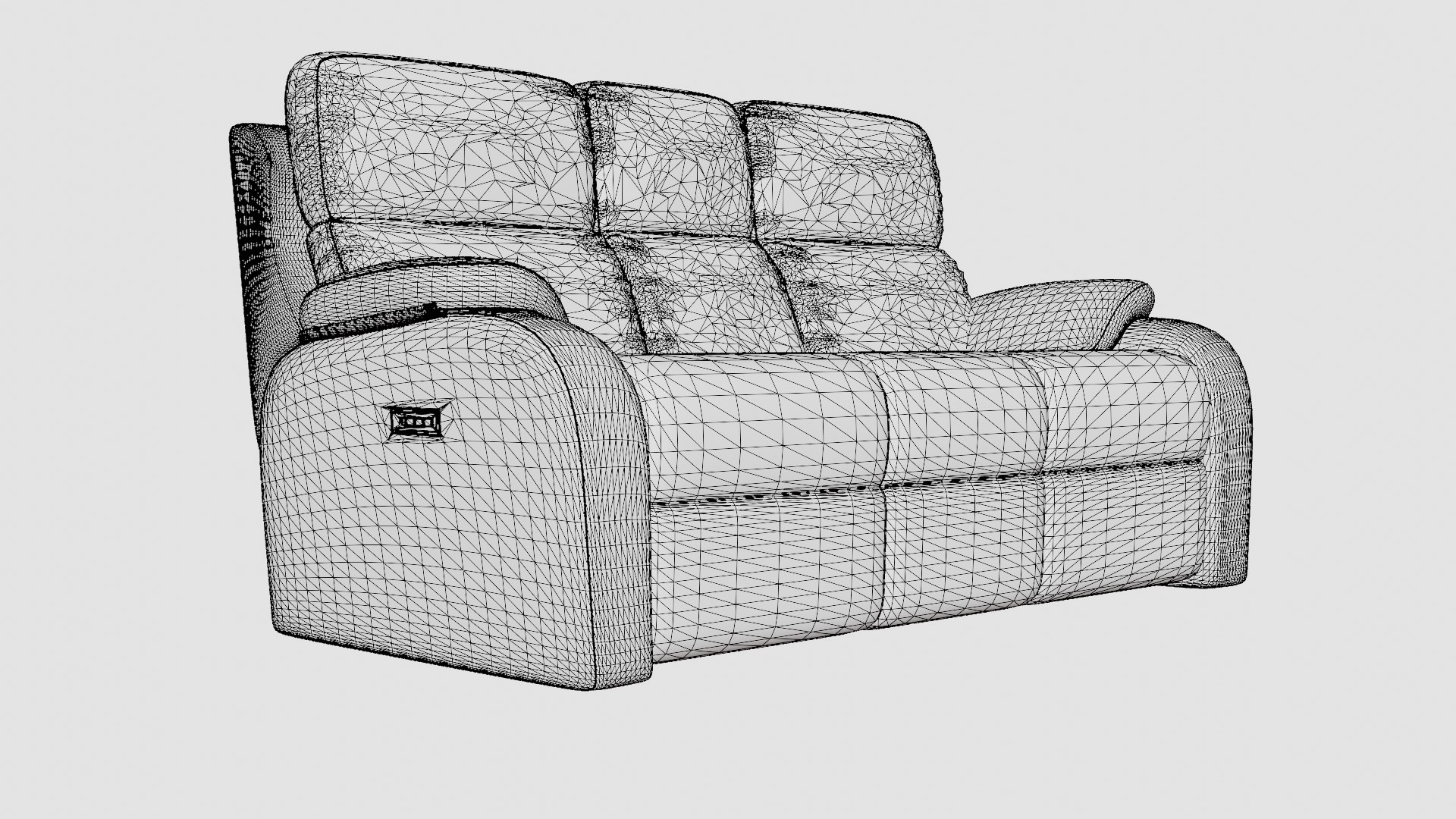 3D Lydia Linen Sofa Model - TurboSquid 2293203